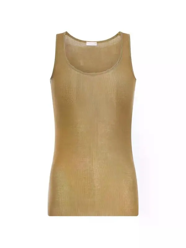 ROBERTO COLLINA Ribbed Tank Top