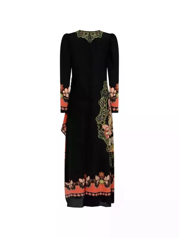 La DoubleJ Floral Print Long Sleeve Dress