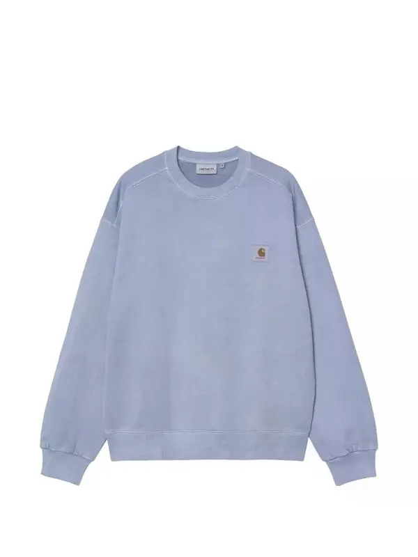 Carhartt Work In Progress Nelson Logo-patch Sweatshirt - Blue