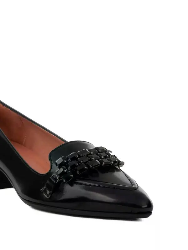Status Poented Leather Pumps