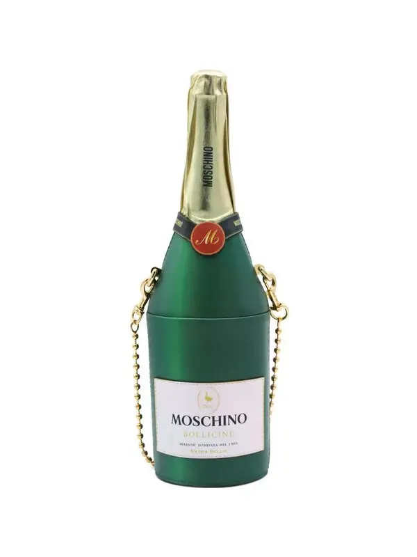 Moschino Novelty Champagne Bottle Bag