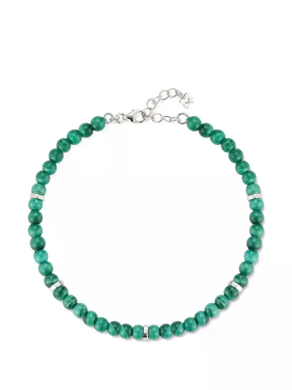 Mateo Malachite Bead Bracelet - Green