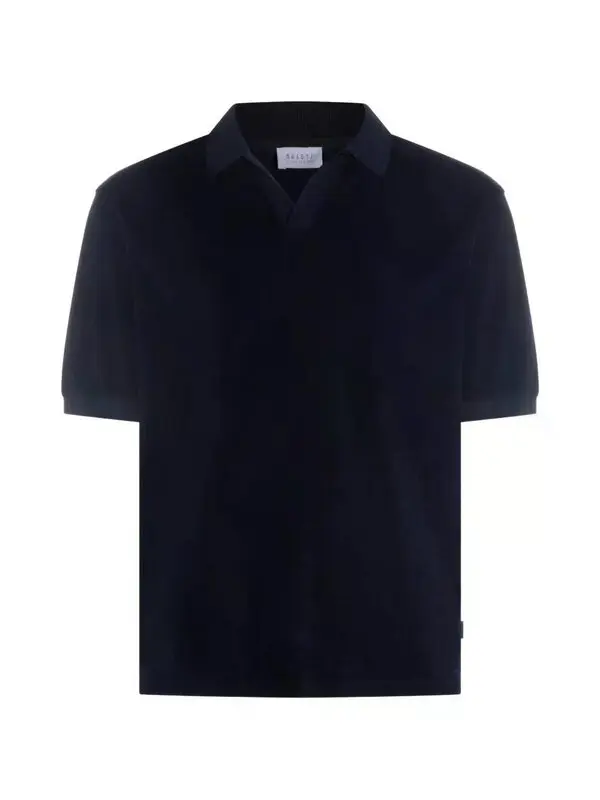 04651 / A TRIP IN A BAG Terry Johnny Short Sleeve Polo Shirt