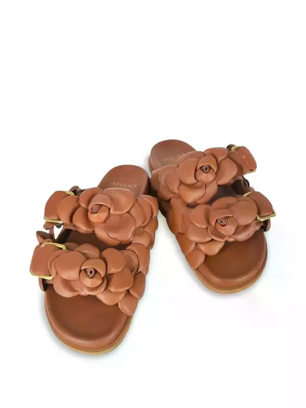 Valentino Garavani Atelier 03 Rose Leather Sandals