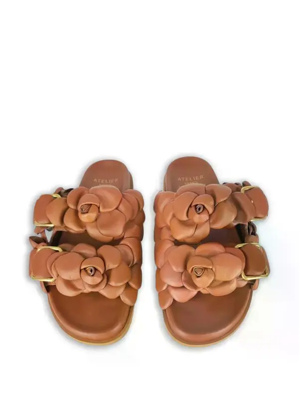 Valentino Garavani Atelier 03 Rose Leather Sandals
