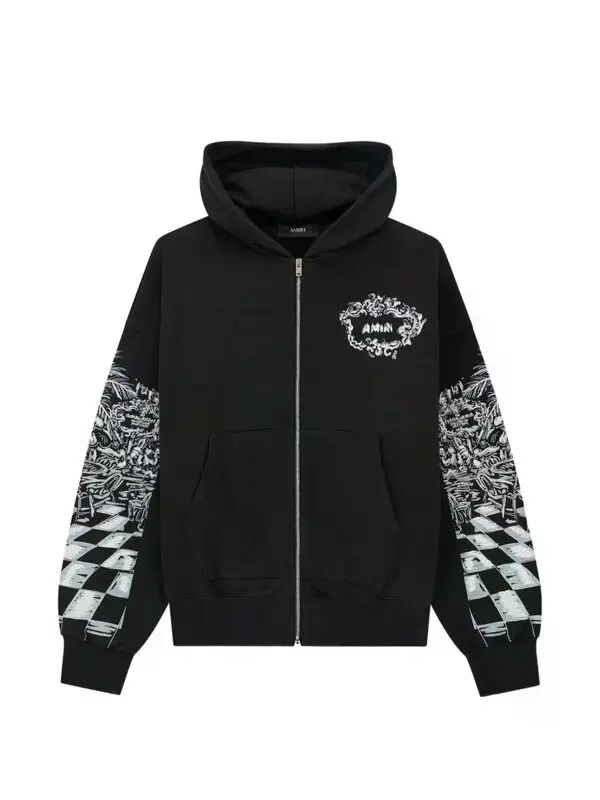 Amiri Zip-fastening Hooded Sweatshirt