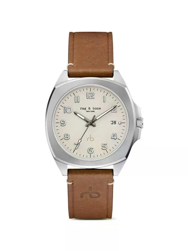 RAG & BONE WATCHES 40mm Round Watch - Neutrals