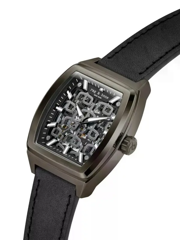 Rag & Bone Skeleton Tonneau 41mm Watch
