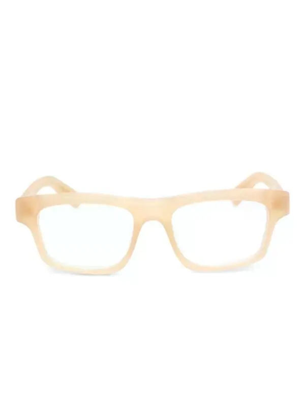 Jacquemus Galerie Rectangle-frame Glasses - Neutrals