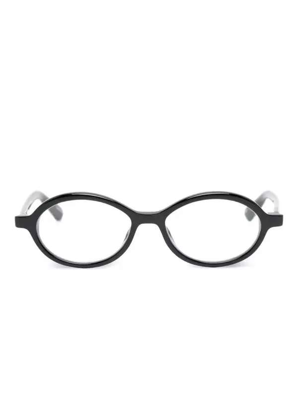 Jacquemus Pablo Oval-frame Glasses - Black