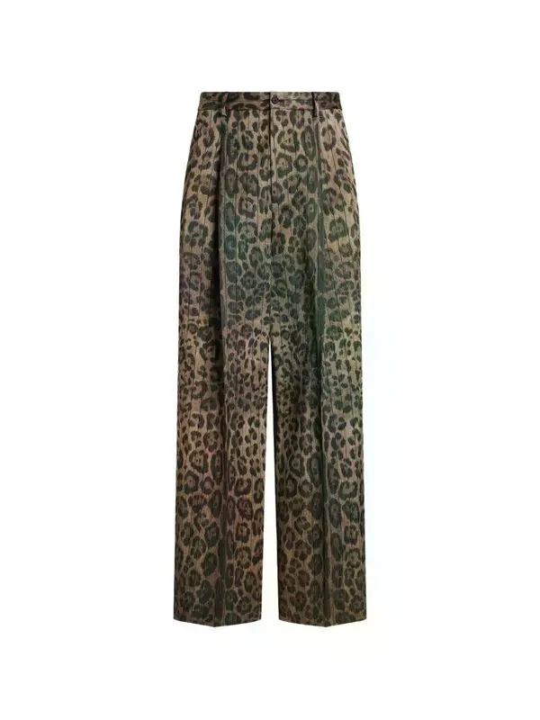Dolce & Gabbana Leopard-print Trousers