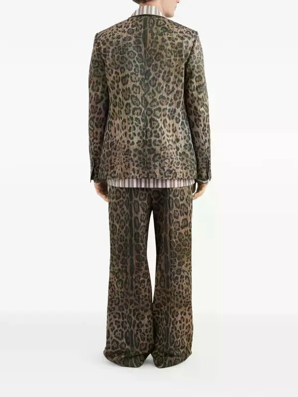 Dolce & Gabbana Leopard-print Trousers
