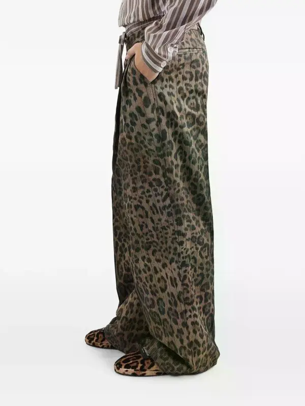 Dolce & Gabbana Leopard-print Trousers