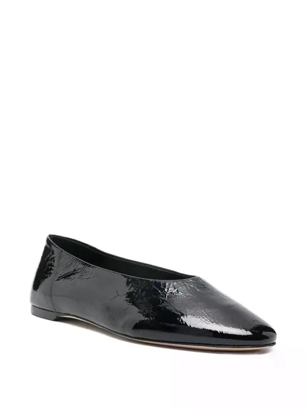 TOTEME Slip Naplack Ballerinas - Black