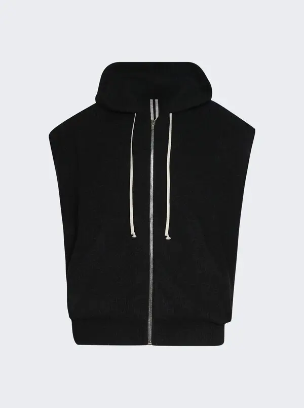 Rick Owens Zipped Relaxed Fit Hoodie - Black