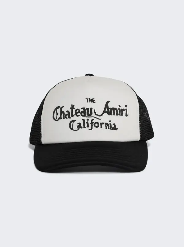 Amiri Chateau Foam Trucker Alabaster And - Black