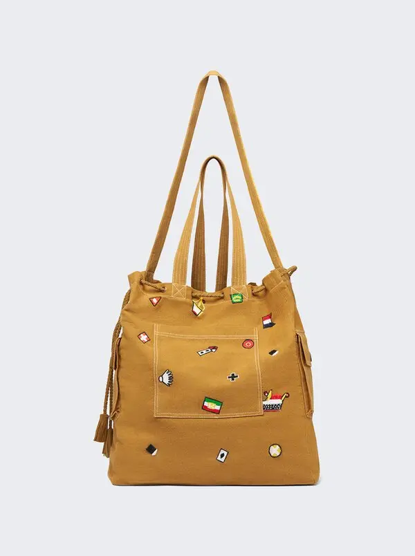 BAZISZT Sticker Bag Brown - Tan