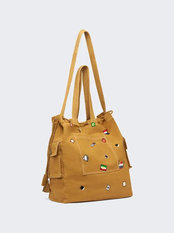 BAZISZT Sticker Bag Brown