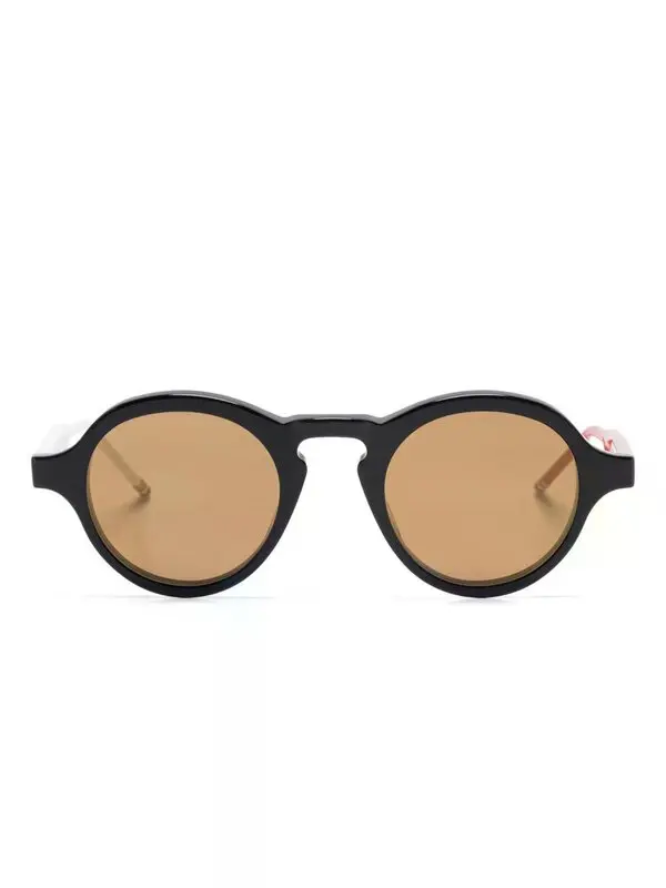 Thom Browne Round-frame Sunglasses - Black