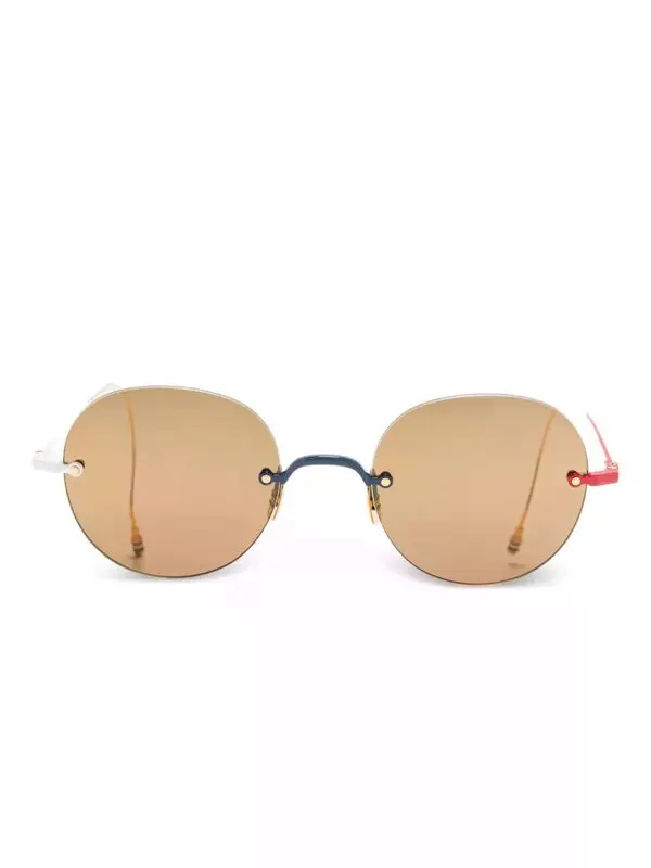 Thom Browne Rimless Sunglasses - Blue