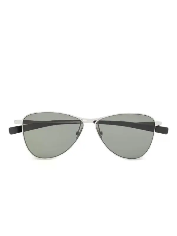 Saint Laurent Pilot-frame Sunglasses - Silver