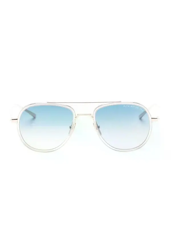 Dita Artoa.79x Pilot Sunglasses - Gold