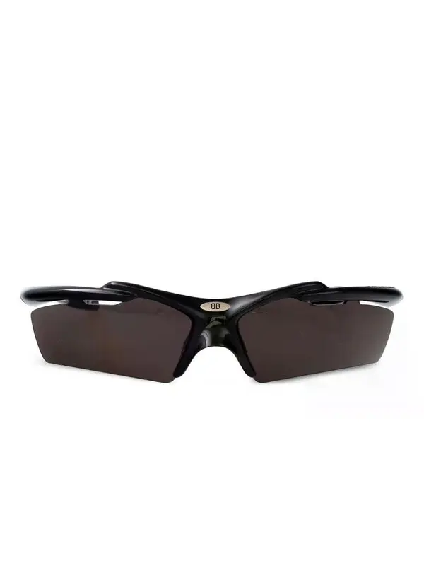 Balenciaga Geometric Sunglasses - Black