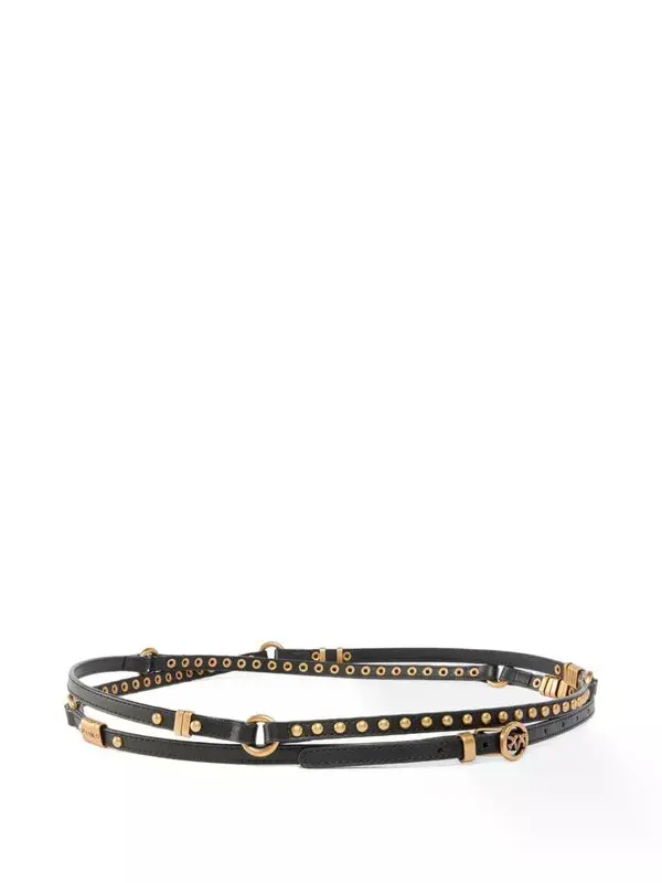 Pinko Studded Leather Belt