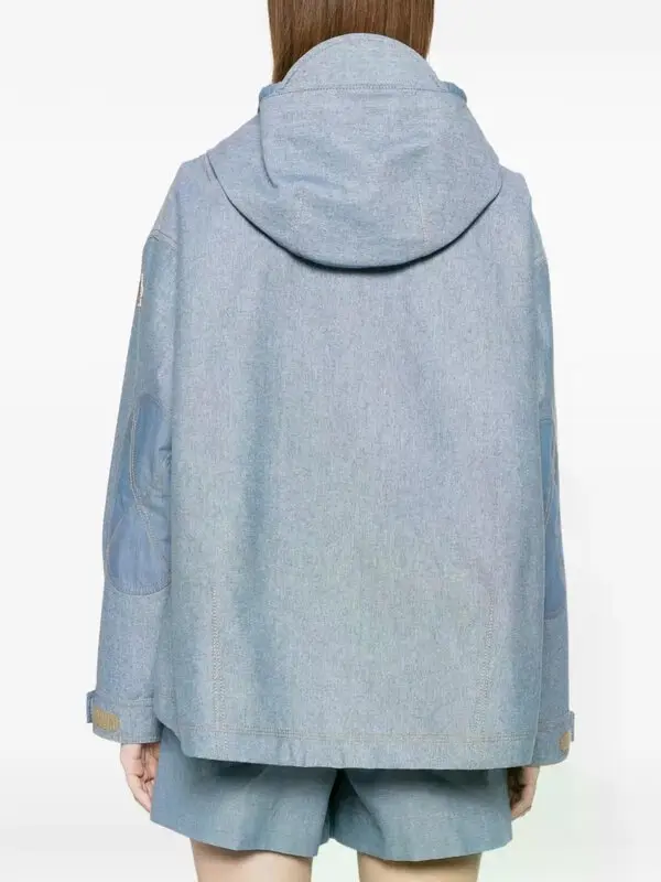Moncler Bezier Hooded Pocket Jacket - Blue