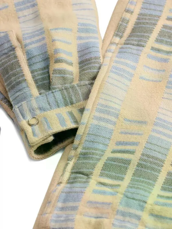 Ralph Lauren Fringed Striped Overshirt