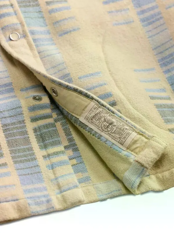 Ralph Lauren Fringed Striped Overshirt