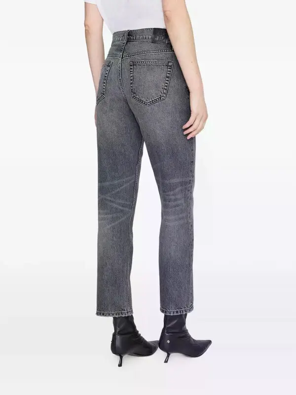 ANINE BING Kate Washed-effect Jeans