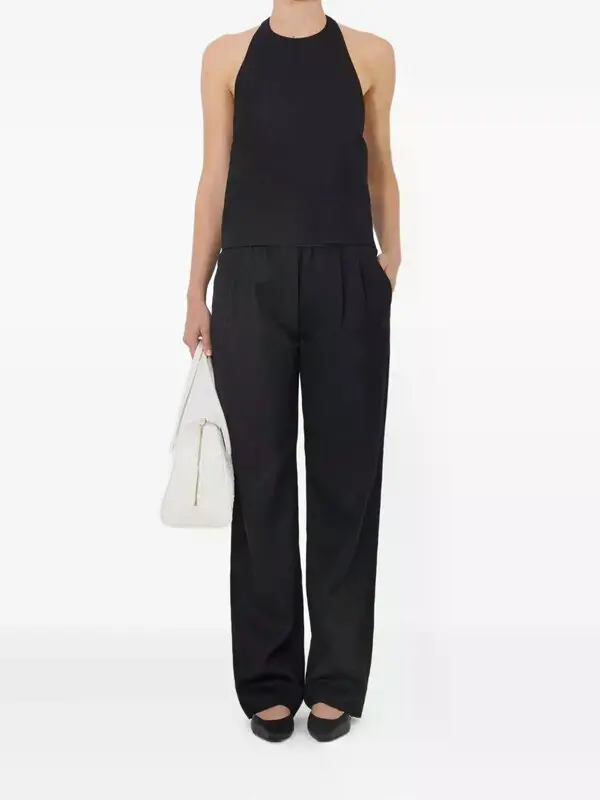 Loulou De Saison Sami Halter-neck Top - Black
