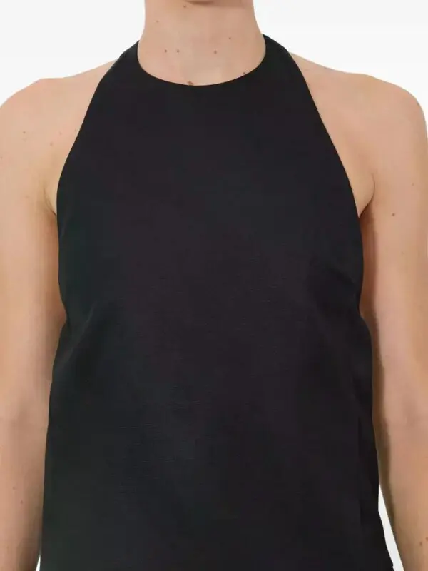 Loulou De Saison Sami Halter-neck Top - Black