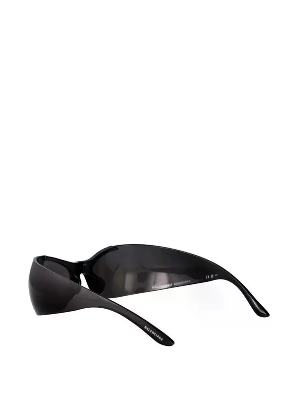 Balenciaga Oval-frame Sunglasses - Black
