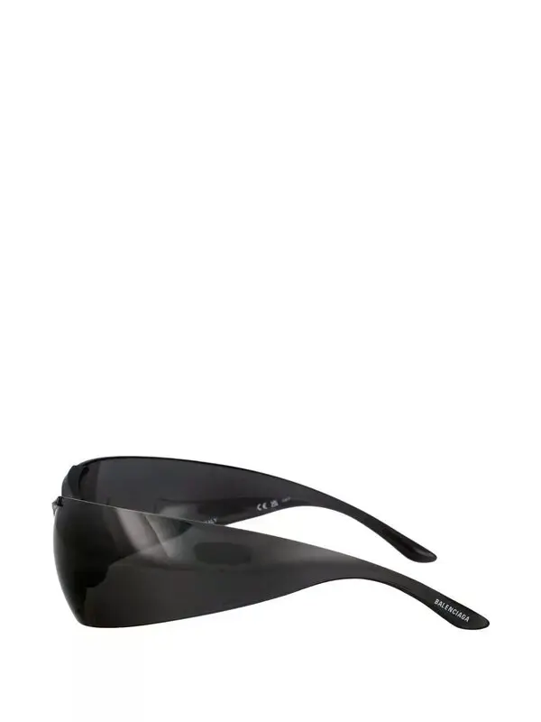 Balenciaga Oval-frame Sunglasses - Black