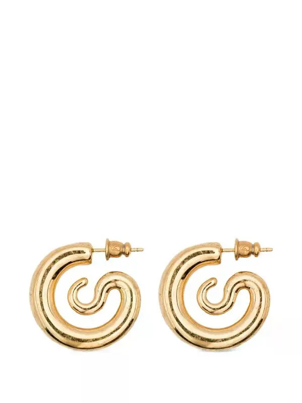 PANCONESI Small Serpent Hoop Earrings - Gold
