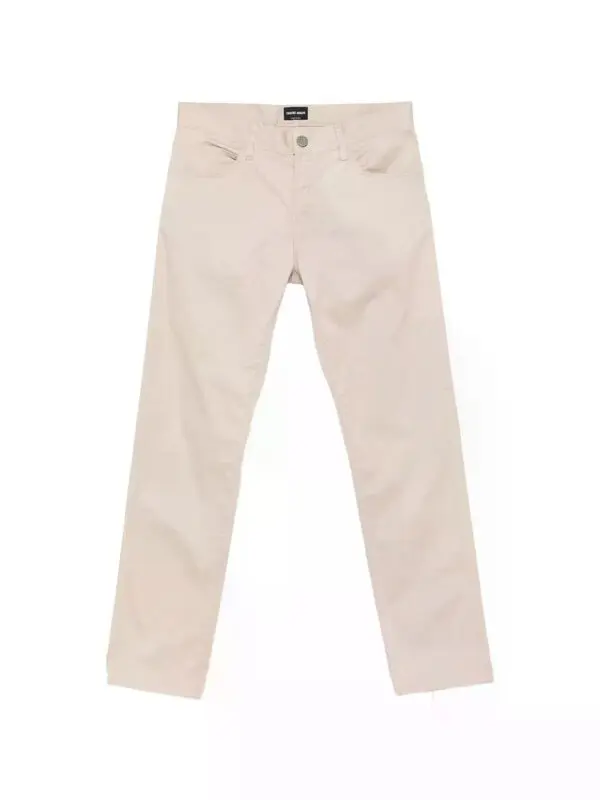 Giorgio Armani Straight-leg Trousers - Neutrals