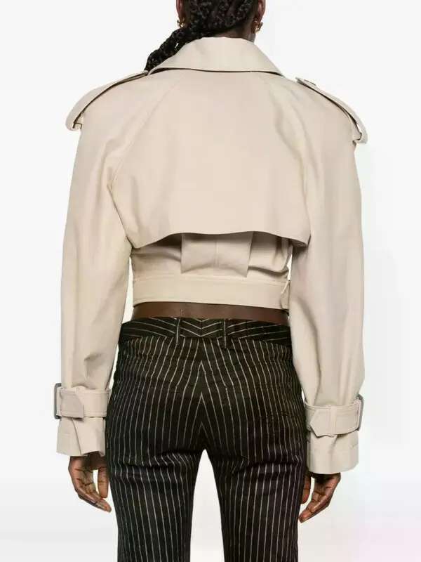 Wardrobe.NYC Drill Buckle Fastening Trench Jacket