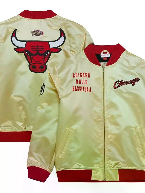 Mitchell & Ness Nba Chicago Bulls Logo Jacket