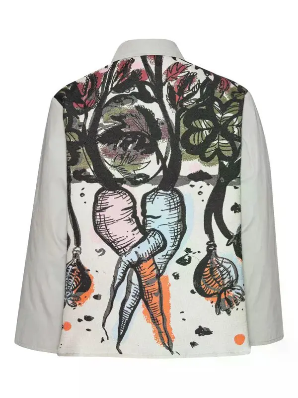 Henrik Vibskov Buttoned Printed Jacket