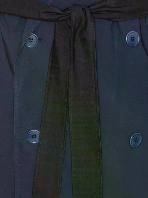 Henrik Vibskov Dimout Double-breasted Belted Coat
