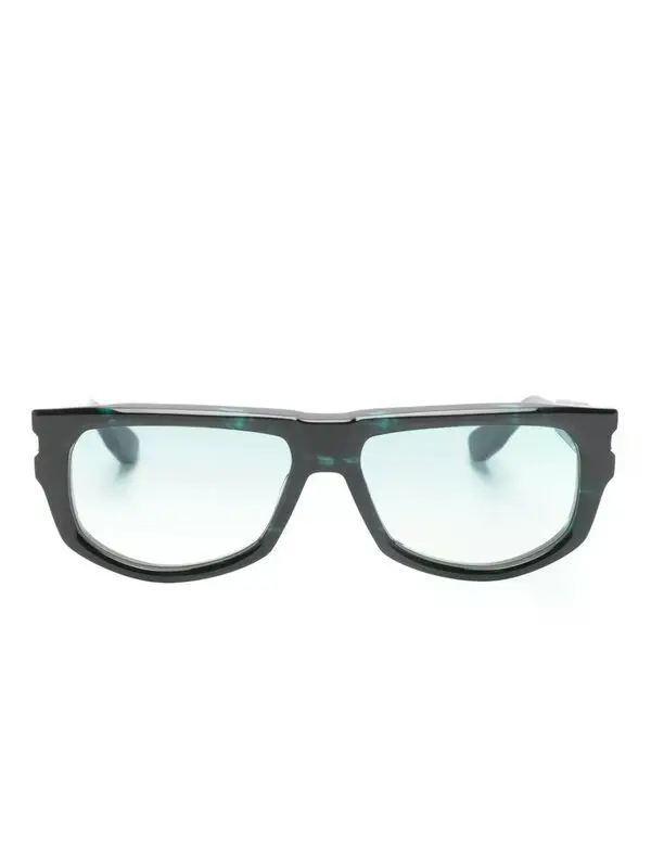 Dita Pridm Geometric-frame Sunglasses - Black