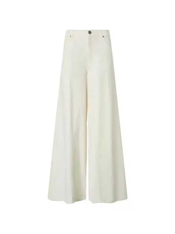 Pinko Wide-leg Jeans - Neutrals