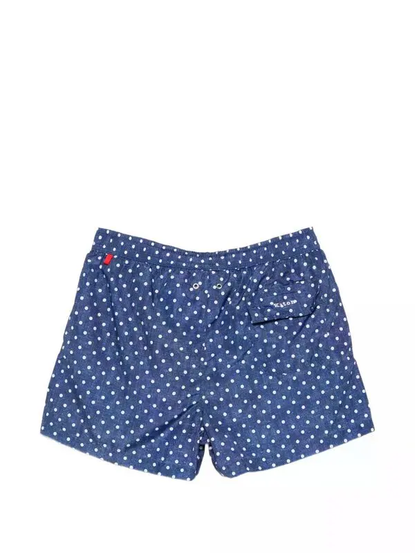 Kiton Polka-dot Swim Shorts