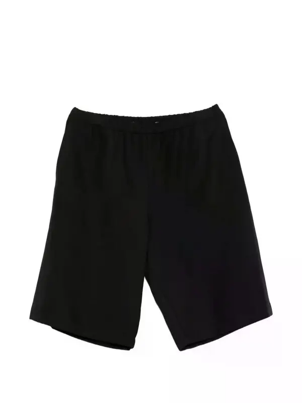 Enza Costa Twill Bermuda Shorts - Black
