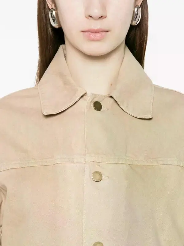 Enza Costa Buttoned Cotton Jacket