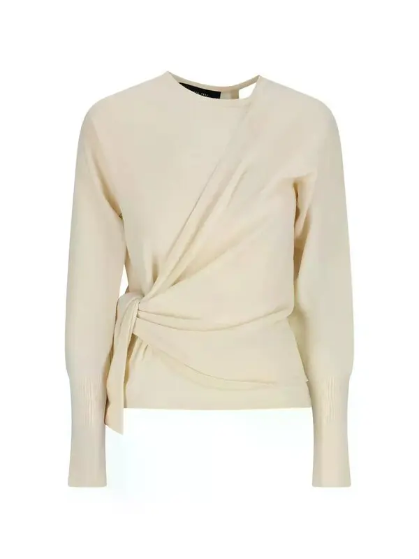 Federica Tosi Wrapped Top - Neutrals