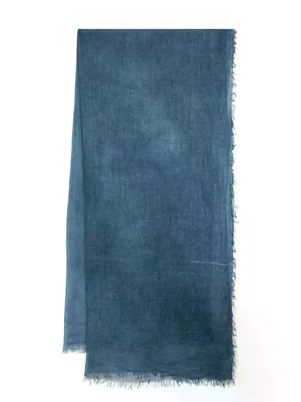 LEATHERSMITH OF LONDON Cotton-muslin Scarf - Blue