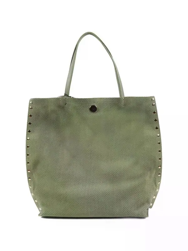 ZANELLATO A' Spasso® Tote Bag With Studded Embellishments - Green